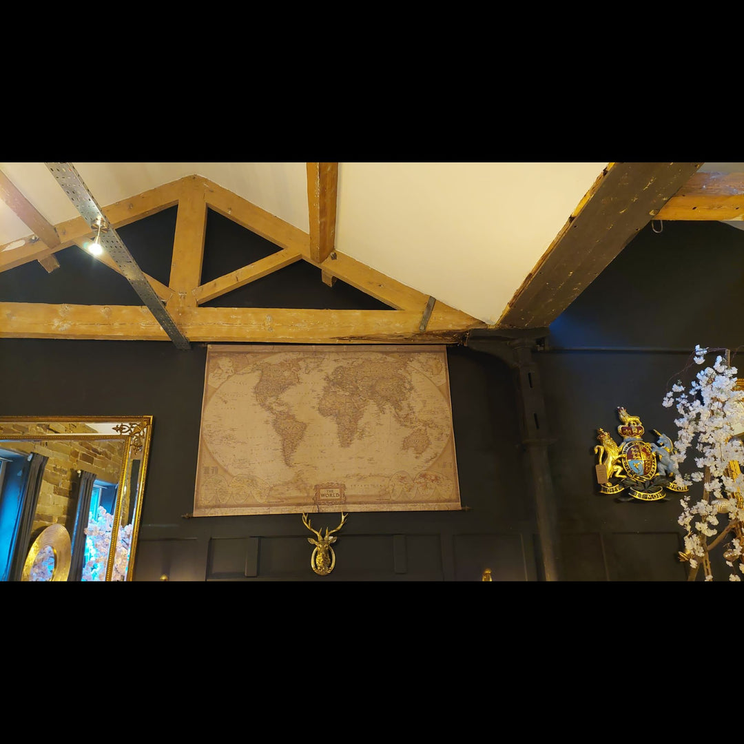 Hanging Canvas - World Map – Vintage Sofa