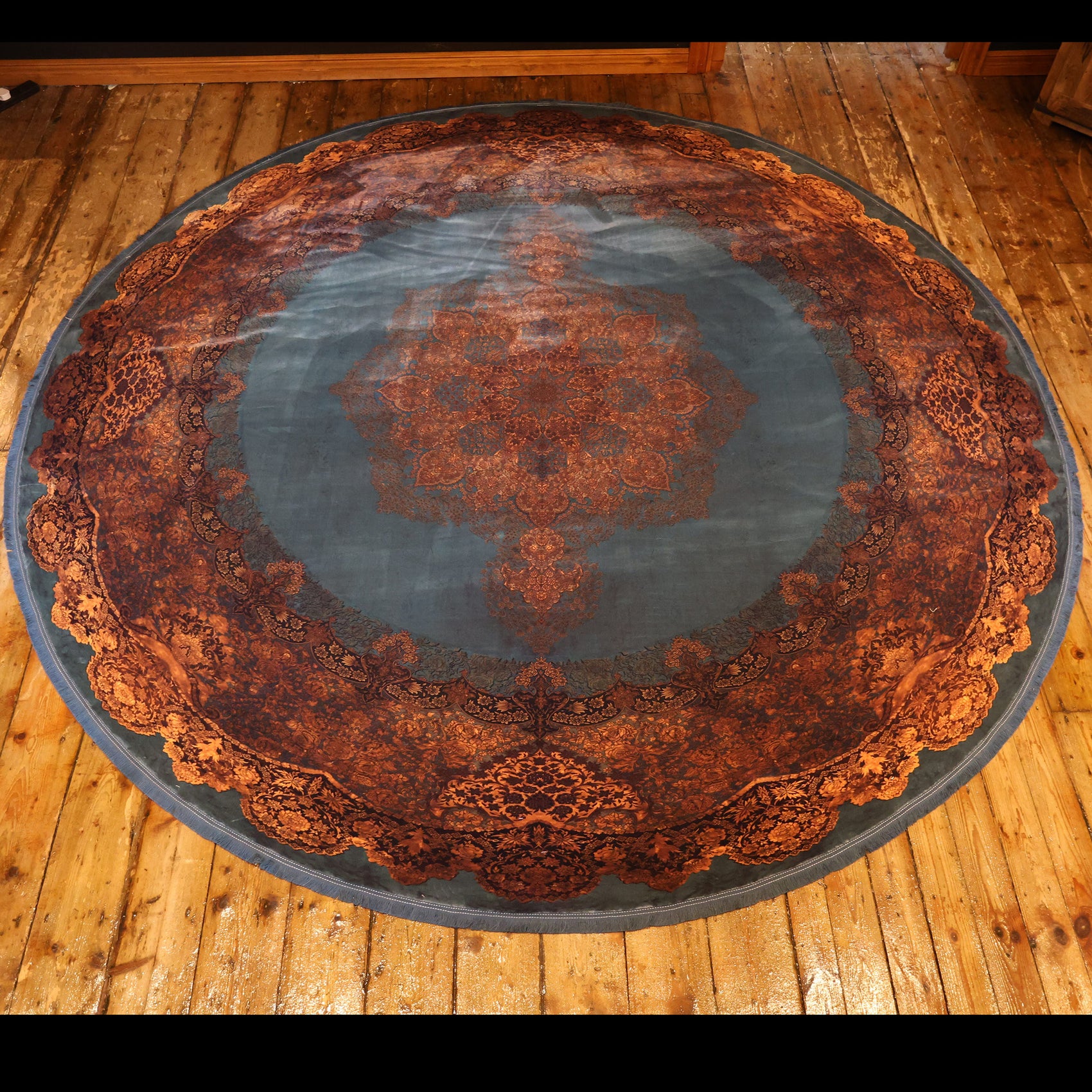 Vintage Teal Rug (Various Sizes) – Vintage Sofa